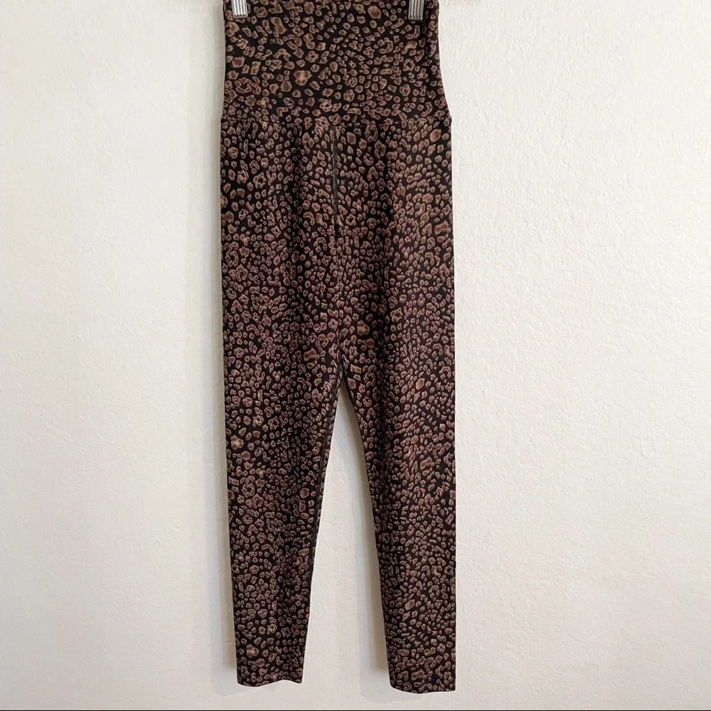 Beach Riot Piper Leopard Spotted Print Leggings - Gem